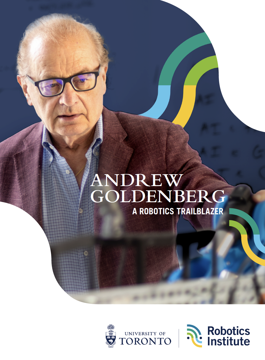 Andrew Goldenberg A Robotics Trailblazer University Of Toronto Robotics Institute